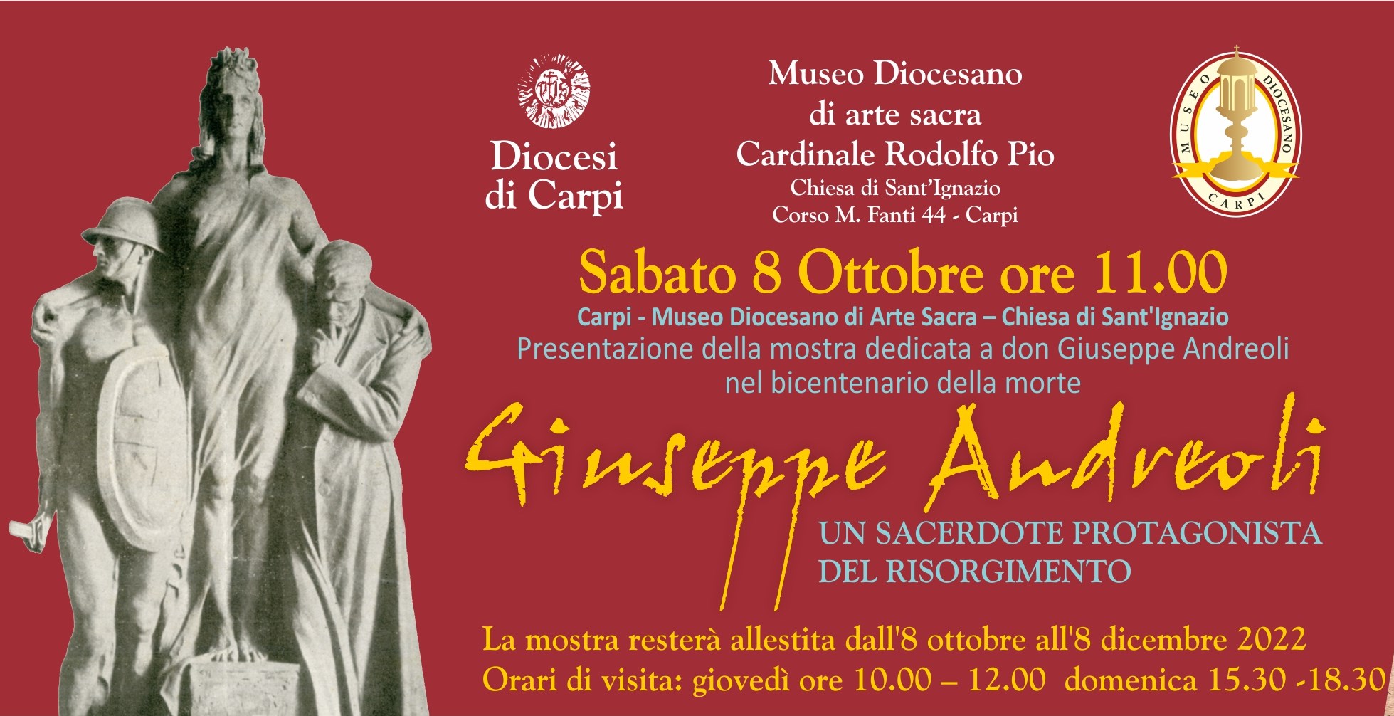 Mostra su don Andreoli nel bicentenario della morte - Notizie Di Carpi News