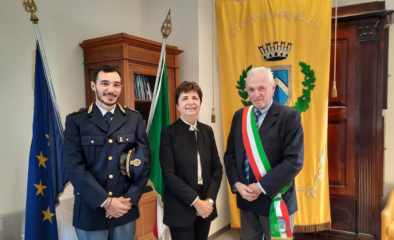 Il questore Burdese in visita al sindaco Greco - Notizie Di Carpi News